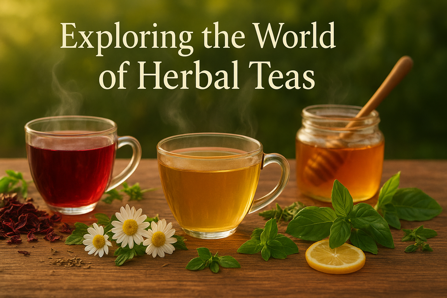 Exploring the World of Herbal Teas: Chamomile, Hibiscus, Tulsi & More